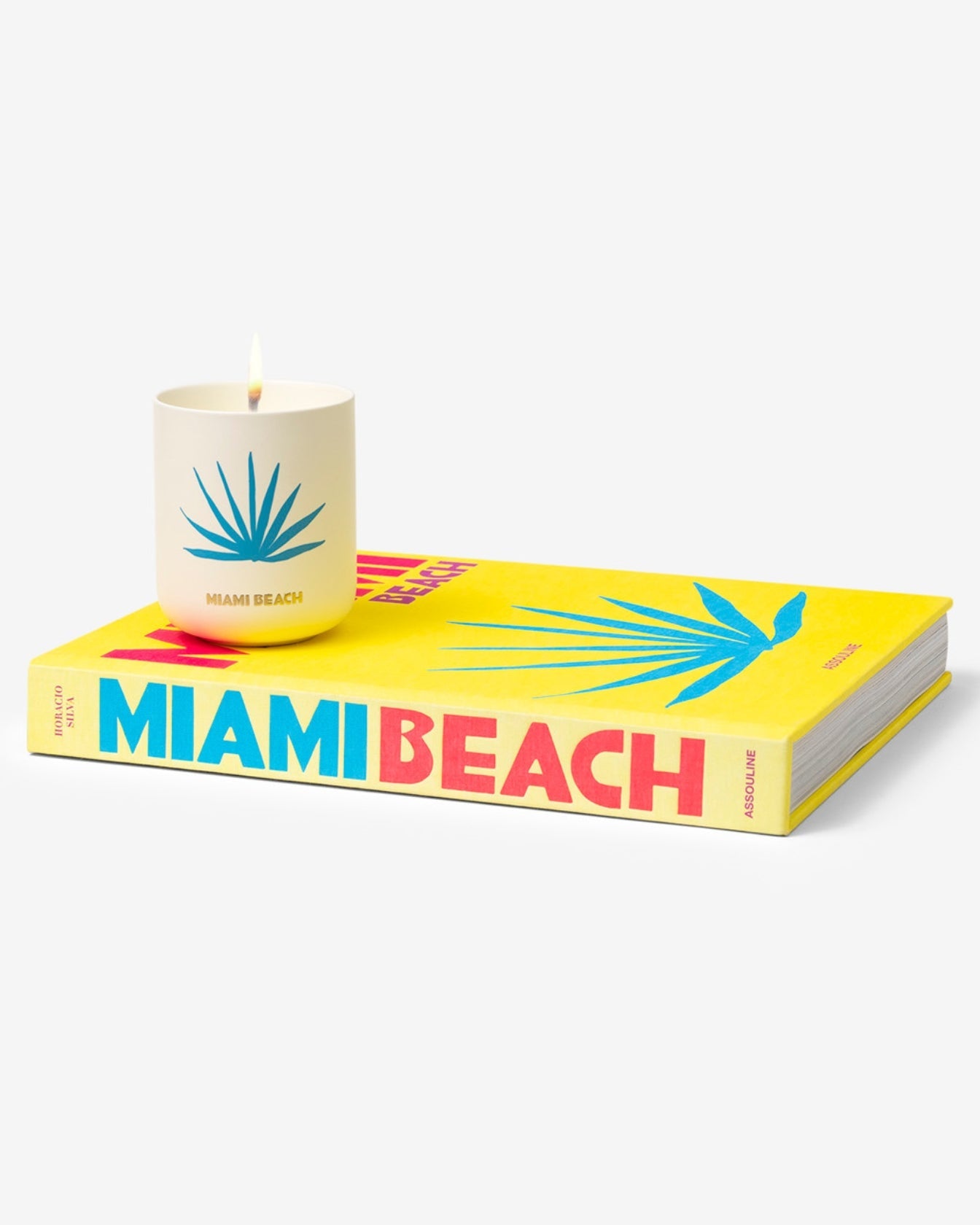 Miami Gift Set: Candle and Coffee Table Book | ASSOULINE